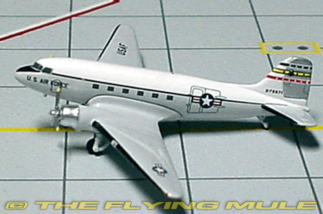 C-47 Skytrain 1:400 Diecast Model - AeroClassics AL-ACMC002 - $29.95