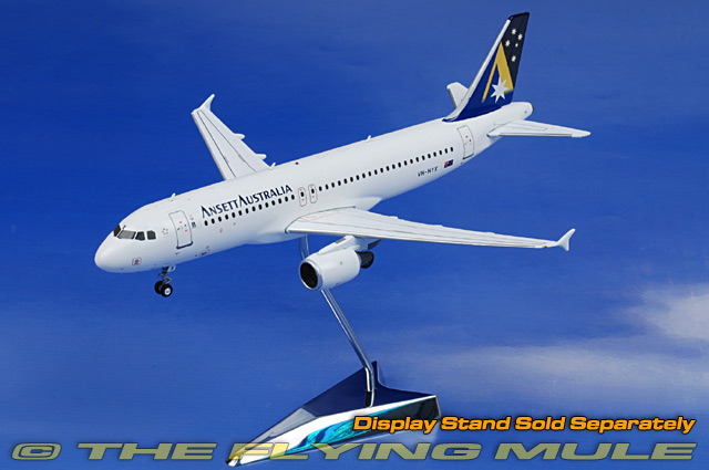 GeminiJets G2AAA165 - A320 Diecast Model, Ansett Australia, VH-HYX