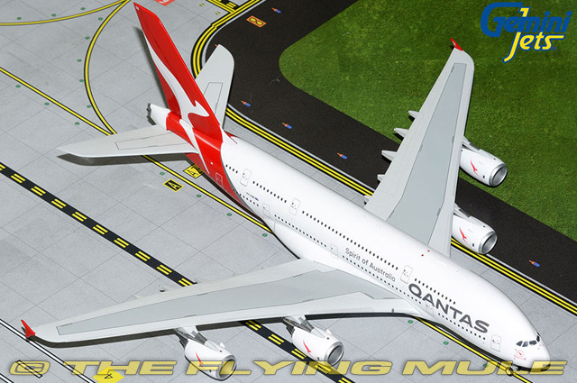 A380-800 1:200 Diecast Model - GeminiJets GJ-G2QFA1087 - $155.95