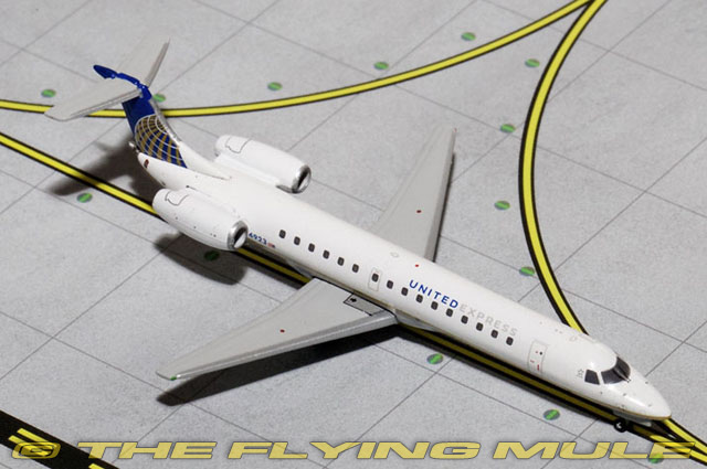ERJ 145 1:400 Diecast Model - GeminiJets GJ-GJUAL1523 - $28.99