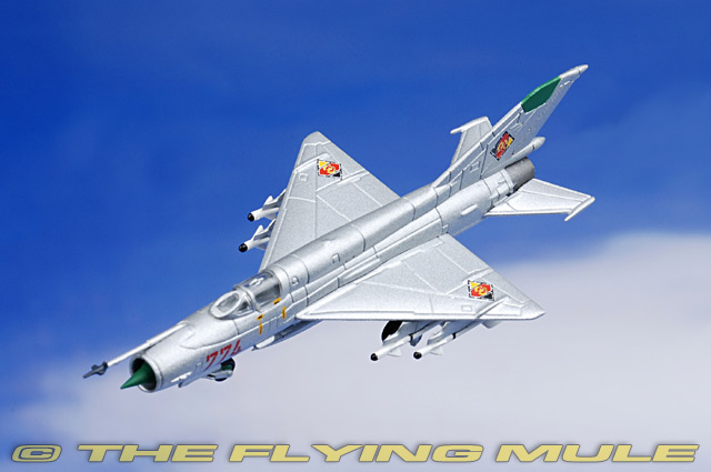 Herpa 553087 - MiG-21 Fishbed Diecast Model, East German Air Force JG 9 ...