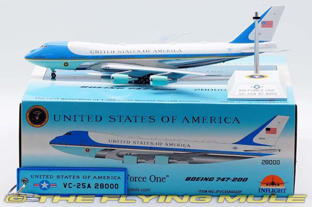 VC-25A 1:200 Diecast Model - Inflight IF-IFVC25A0222P - $229.95