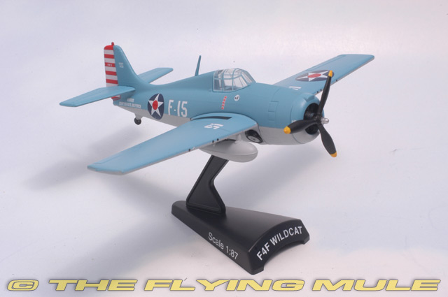 Model Power 5351 - F4F Wildcat Diecast Model, USMC VMF-211, Butch O ...