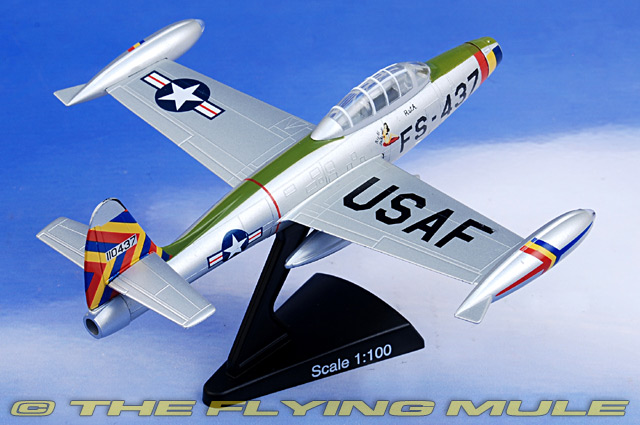 F-84G Thunderjet 1:100 Diecast Model - Postage Stamp Planes MP-5353-1 ...