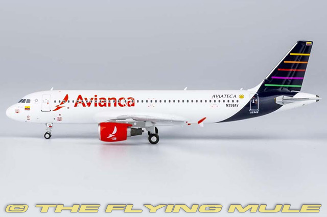 Avianca Airbus A320 N398AV Retro NG Model 15019 Scale 1:400